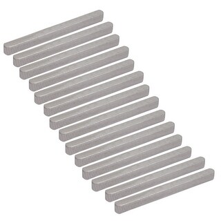 60mmx5mmx5mm Carbon Steel Straight Key Stock Keystock Gray 14pcs - Bed ...