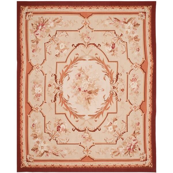 SAFAVIEH Couture Handmade Aubusson Traditional Oriental - Wool Rug - 9 ...