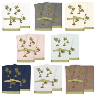 Authentic Hotel and Spa Turkish Cotton Palmera 4 PC Towel Set - Bed ...