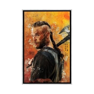 iCanvas "Ragnar Watercolor" by Durro Art Framed - Bed Bath & Beyond ...
