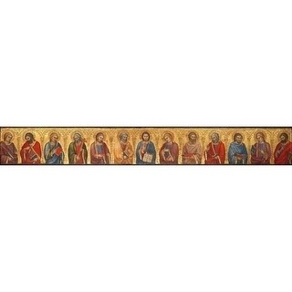 Christ And The Twelve Apostles Poster Print By Taddeo Di Bartolo (18 X ...