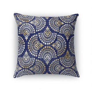 WATERCOLOR FAN NAVY LARHE Accent Pillow by Kavka Designs - Bed Bath ...