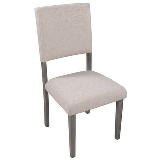 4-Piece Upholstered Dining Chairs High Back Side Chairs Up to 300 Lbs ...