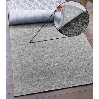 Runner Pads - 0.33" Thick Non-slip Plush Padding Grey Rug Pad - Bed ...