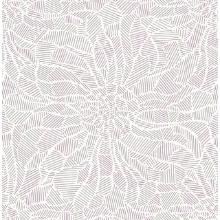 Florals & Flowers Mercy Daydream Purple Abstract Floral Wallpaper - Bed ...
