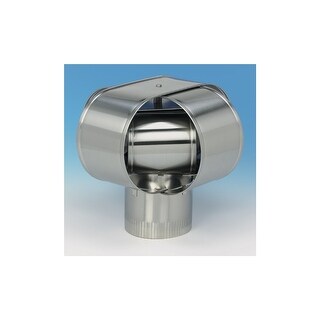 Homesaver 14910 10" Windbeater 24 Gauge Stainless Steel Chimney Cap ...