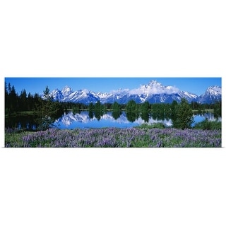 "Teton Range Grand Teton National Park WY" Poster Print - Bed Bath ...