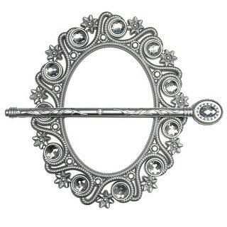 Oval Scroll with Jewels Decorative One Pair Window Curtain Tieback ...