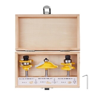 Router Bits Set, Carbide Router Bit Kit Wood Carrying Case,for ...
