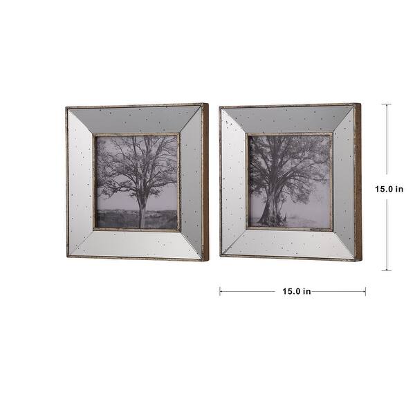 silver wall frames set