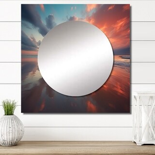 Designart "Beach Photo Seaside Minimalism III" Coastal Beach Wall ...