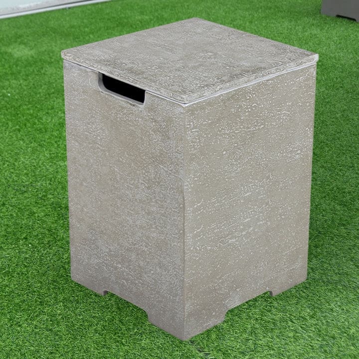 Elementi Plus Square Propane Tank Cover Hideaway Storage Box with ...