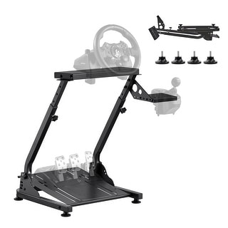 UIMOSO Racing Wheel Stand, Adjustable & Foldable Simulator Stand for ...