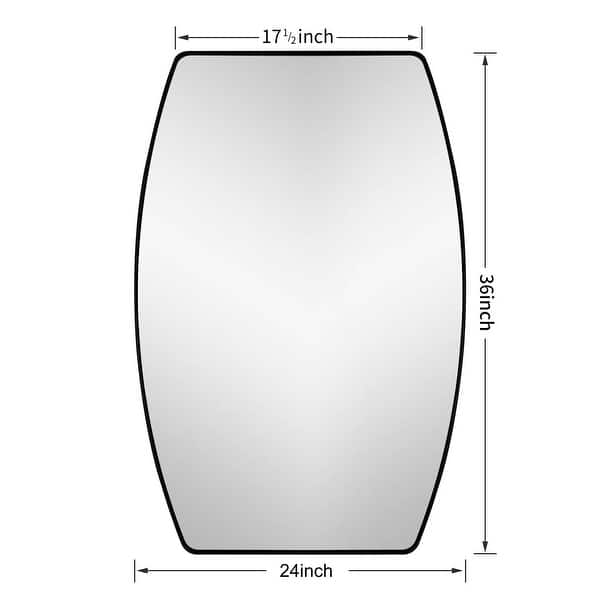 MacLuu Oblong Metal Wall Mirror - Bed Bath & Beyond - 36638230