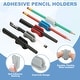 Adhesive Pencil Holders for Desk, Universal Pencil Clip Silicone Pen ...