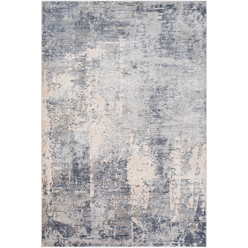 Jovka Grey Modern Abstract Accent Rug - 2' x 3' - Overstock - 24045288
