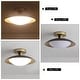 11.8-in W LED Compatible Mid-Century Modern Semi Flush Mount Ceiling ...