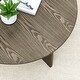36" Round Coffee Table, Wooden Coffee Tables for Living Room Reception ...
