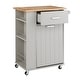Simple Living Lima Rolling Kitchen Cart - Bed Bath & Beyond - 27168363