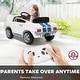 Qaba Ford Shelby GT350 Kids Ride-On Car, 12V Electric Car with Remote ...