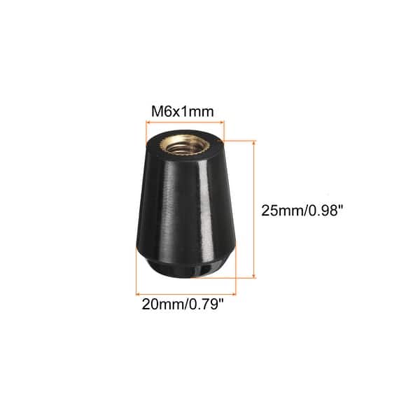 Female Threaded Hand Knobs Tapered Brass Insert Handle for Machine ...