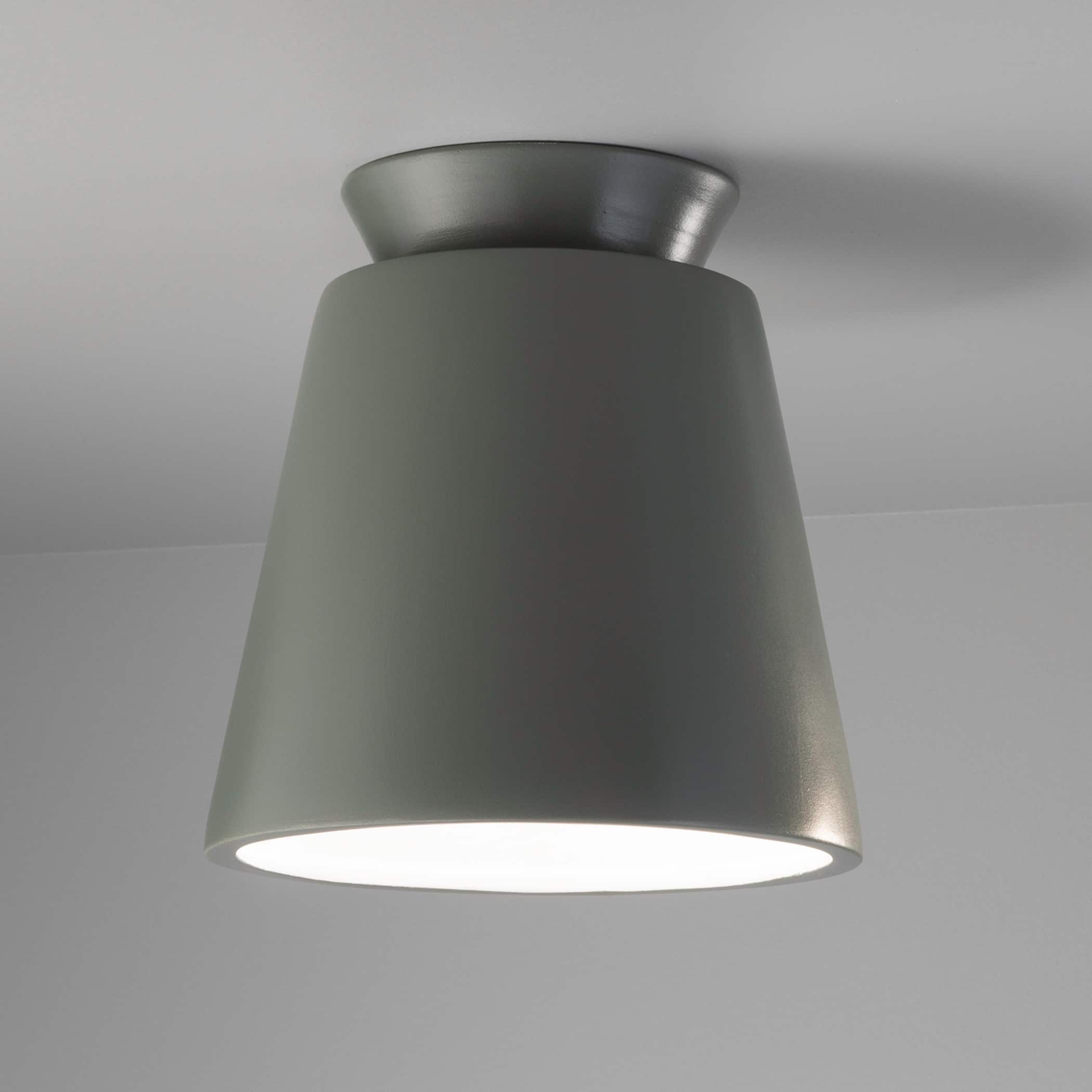 Justice Design Group Radiance Trapezoid Ceramic Flush-Mount Light - On ...