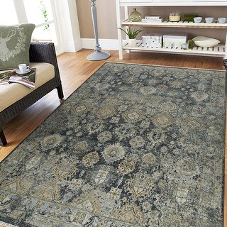 Milano Frey Traditional Persian Hand-Knotted Area Rug - Bed Bath ...