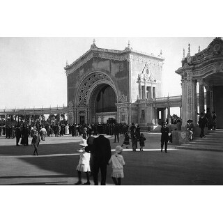 Spreckles Organ Pavilion Black and White Gallery Wrapped Canvas - Bed ...