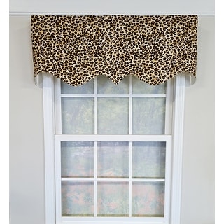 RLF Home Cheetah Regal Valance - Bed Bath & Beyond - 43175062