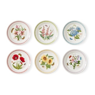 Portmeirion Botanic Garden Set of 6 Meadow Salad Plates - 8 in - Bed ...