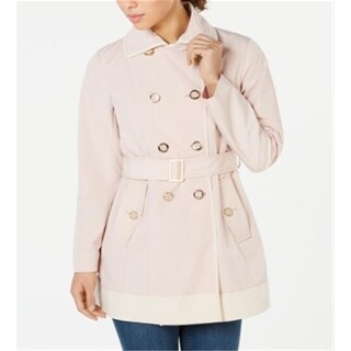 Laundry By Shelli Segal Women's Double Breasted Trench Coat Brown Size ...