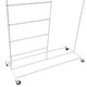 White Rolling Multi Use Laundry Clothes Drying Rack - 42 inches L x 16 ...