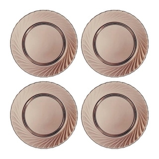 Luminarc Ocean Eclipse Glass Dessert Plates Set of 4 - 7.9x0.6 - Bed ...
