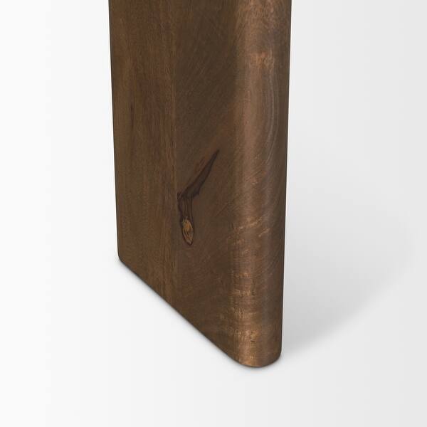 dark brown marble side table