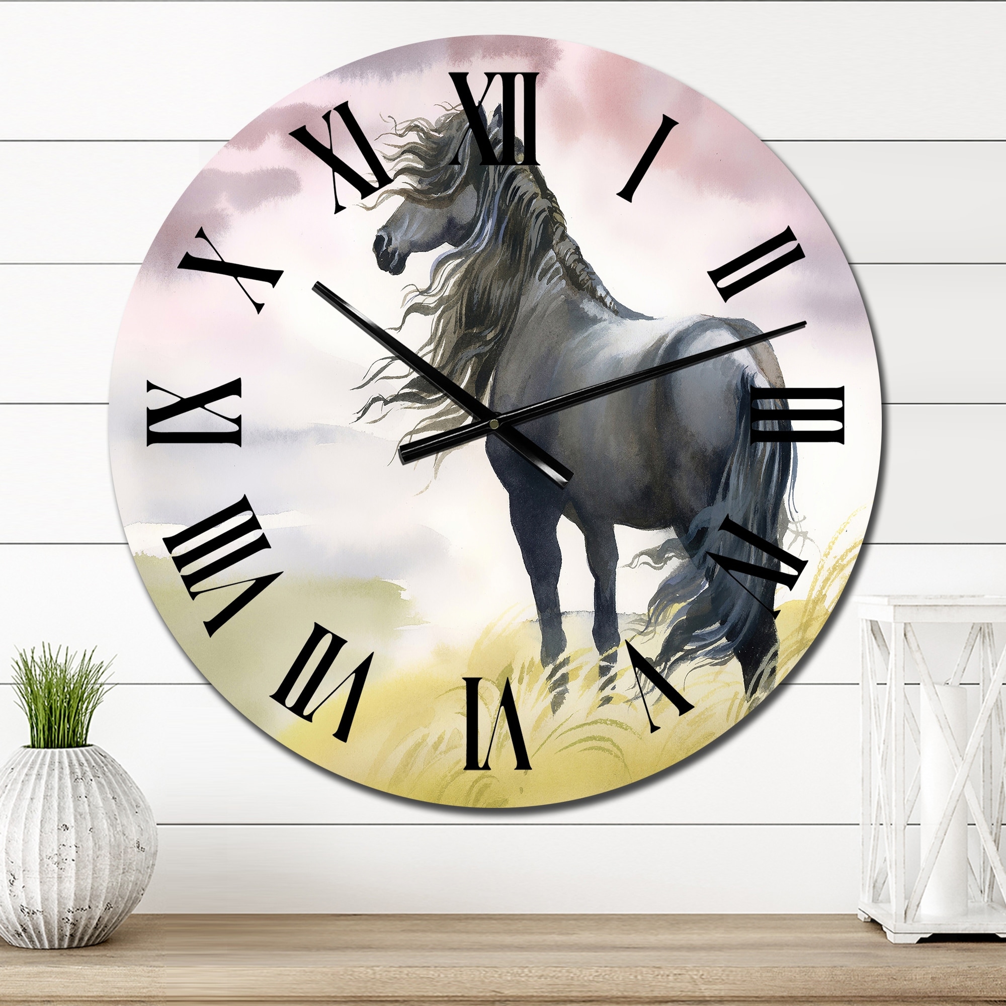 horse head clock