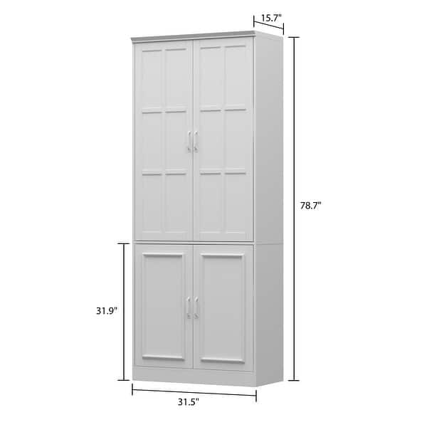Tall Storage Cabinet Glass Doors Display Cabinet Bookcase Home Office