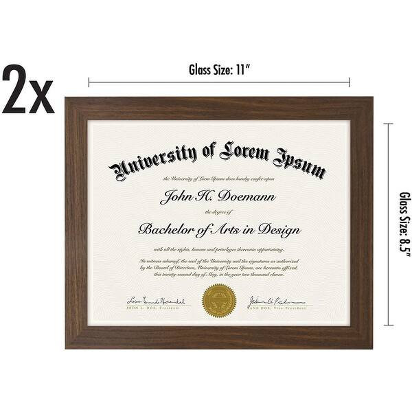 Americanflat 8.5x11 Diploma Frame - Multi sizes & colors - Bed Bath ...