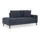 Signature Design by Ashley Bixler Blue Right-Arm Facing Corner Chaise ...