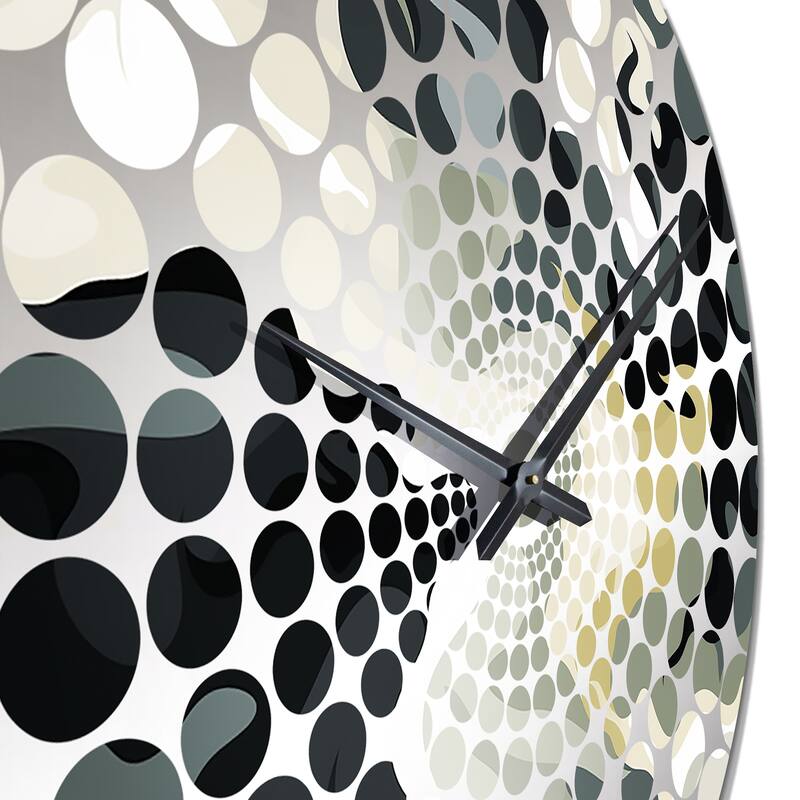 Designart "Industrial Edge" Green Camouflage Clocks Modern Wall Clocks ...