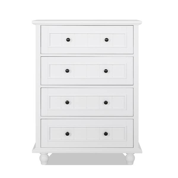 4 Drawer Large Chest Drawers Furniture Wide Storage Cabinet Bedroom ...