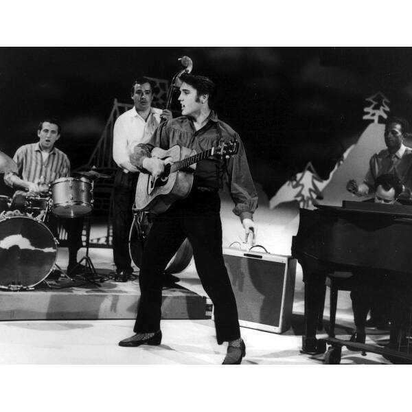 Televisions still of Elvis Presley performing on The Ed Sullivan Show ...