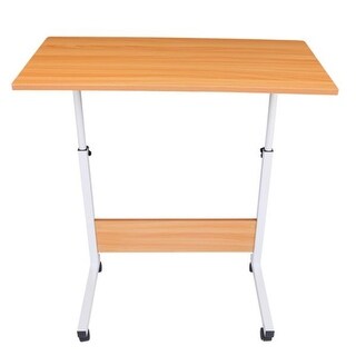 Large-Size Portable Multi-Purpose Computer Desk Baffle - Beech Color ...
