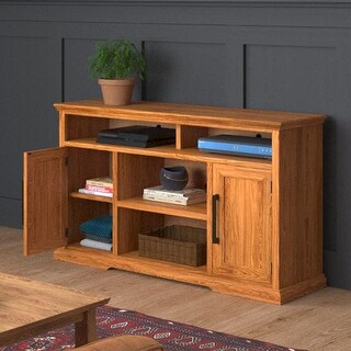 Bridgevine Home Colonial Place TV Stand Console, No Assembly Required ...