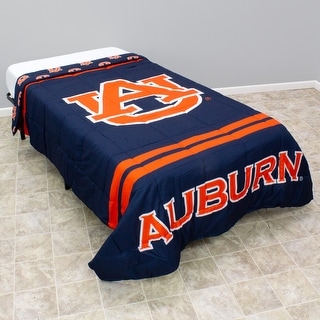 Auburn Tigers Reversible Big Logo Soft and Colorful Comforter - Bed ...