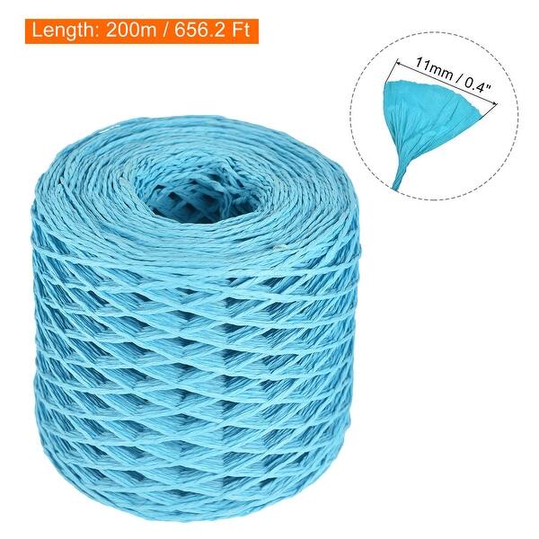 Raffia Paper Craft Rope 200m Length 11mm Width Handmade DIY Decoration ...