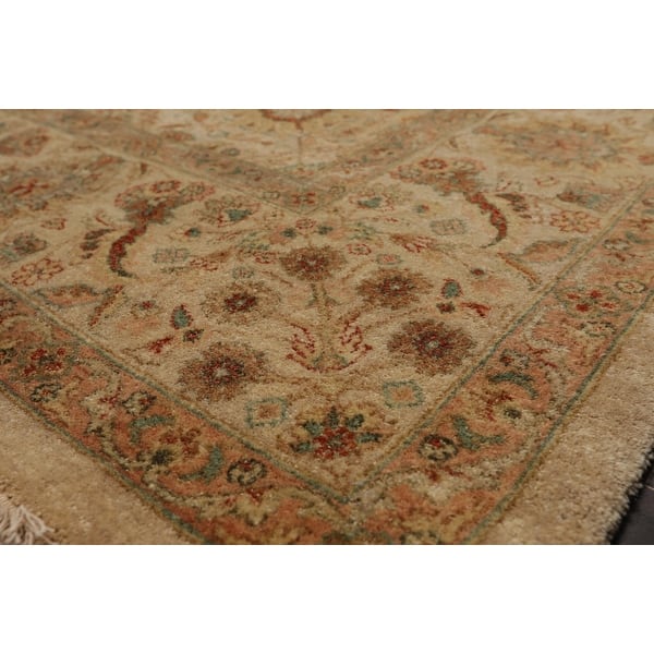 Hand Knotted Tan,Rust Persian Wool Oriental Area Rug (8x10) - 7' 11'' x ...