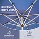 10FT Commercial Patio Umbrella with Wind Vent & Push-Button Tilt - 8 ...