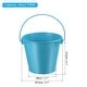 4Pcs 5"x4" Small Metal Bucket Colorful Mini Buckets with Handles White ...
