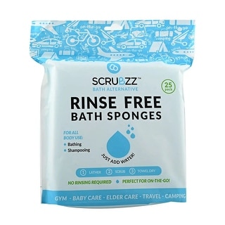 Scrubzz Bath Sponges Regular Keep Your Bathroom Clean Free From - On ...