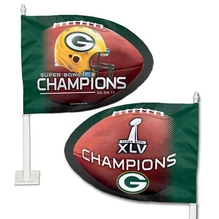 Green Bay Packers Super Bowl XLV Champions Car Flag - Bed Bath & Beyond ...